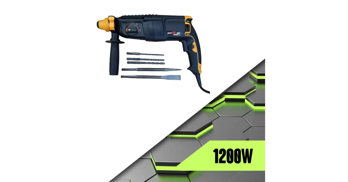 Kraftdekker fúrókalapács 1200W KD-2602