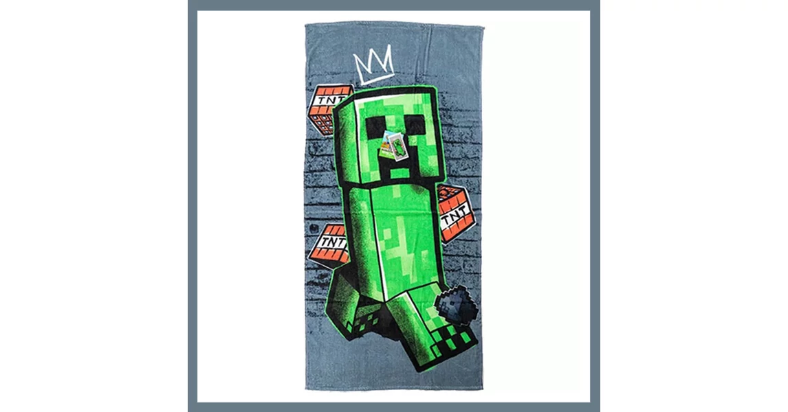 Minecraft Metro Art Creeper fürdőlepedő, strand törölköző 70x140cm ...